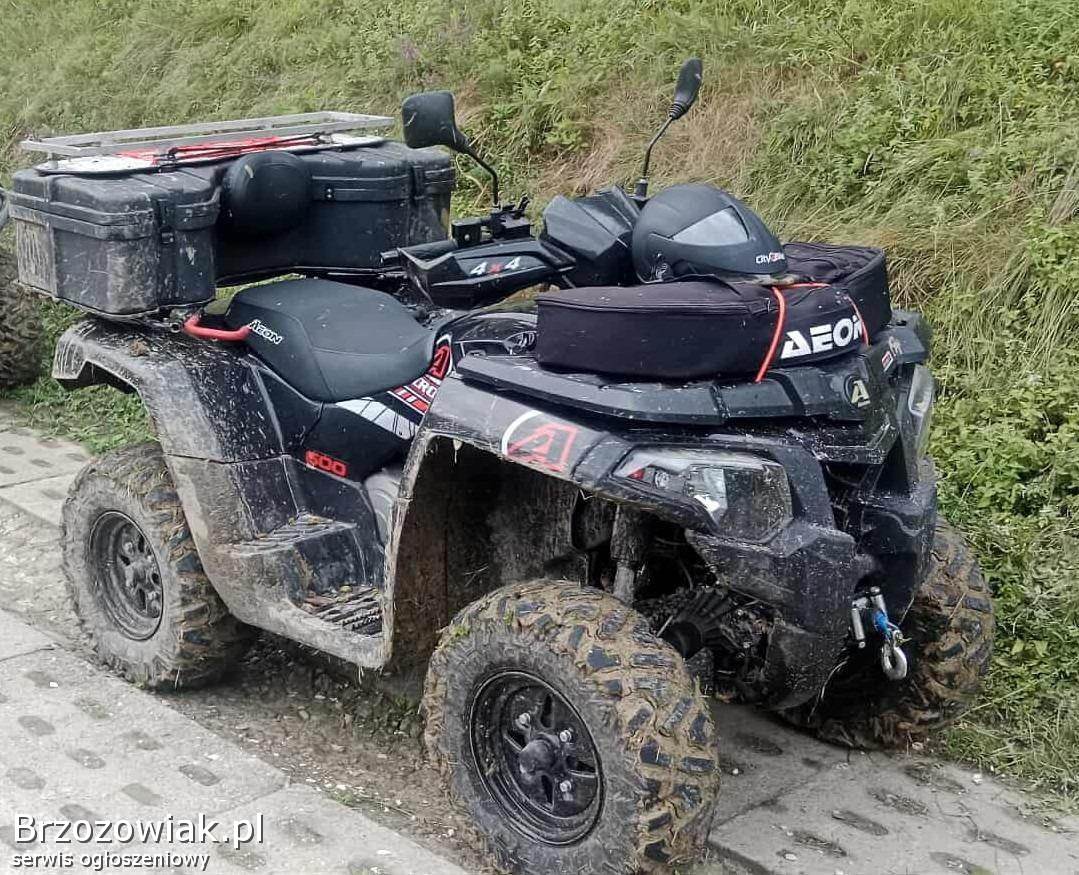 Quad Aeon Crossland 600 jak polaris 4x4 zarejestrowany homologacja ...